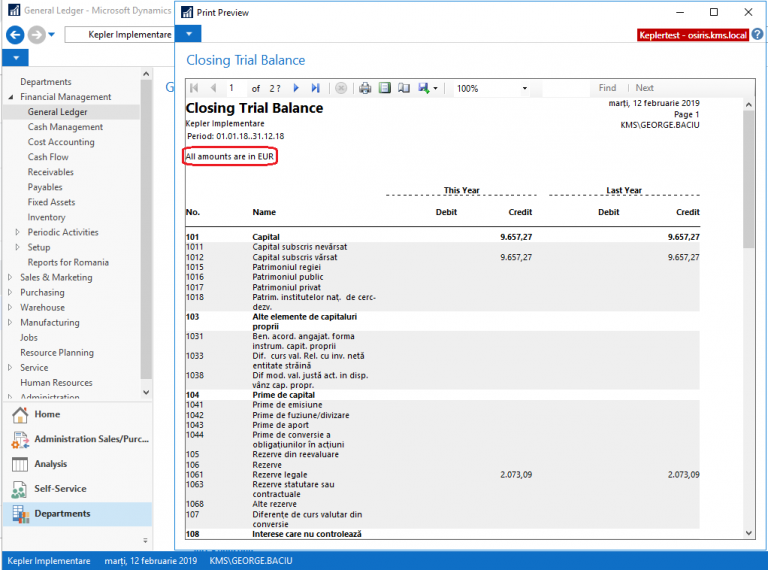 Dynamics NAV - Financial reports in foreign currency - Kepler ...