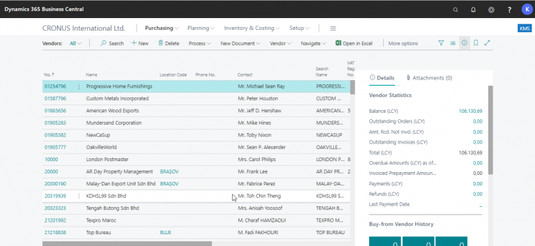 Dynamics 365 Business Central (Navision) - Module - Kepler Management ...