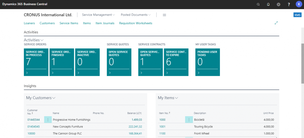 Dynamics 365 Business Centrals (Navision) - Service - Kepler Management ...